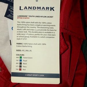 Landmark | Jackets & Coats | Youth Nylon Sport Jacket | Poshmark